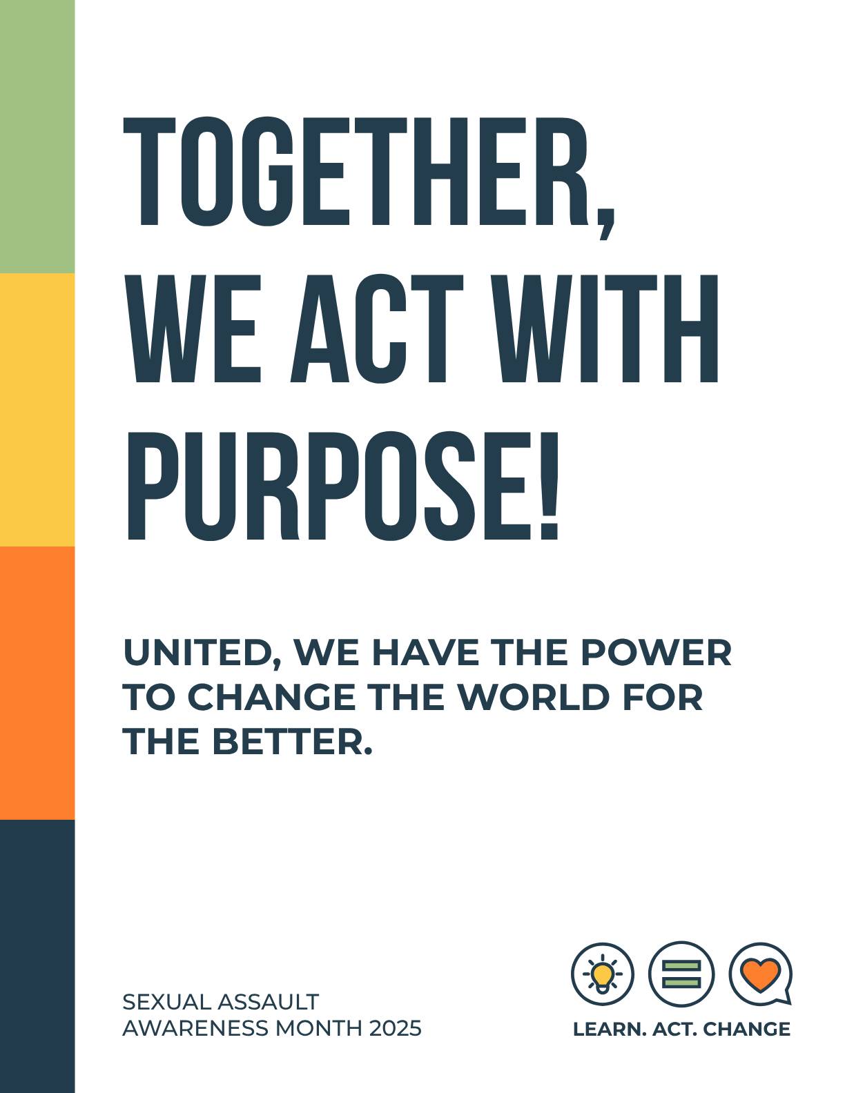 April is Sexual Assault Awareness Month (SAAM) - WRC